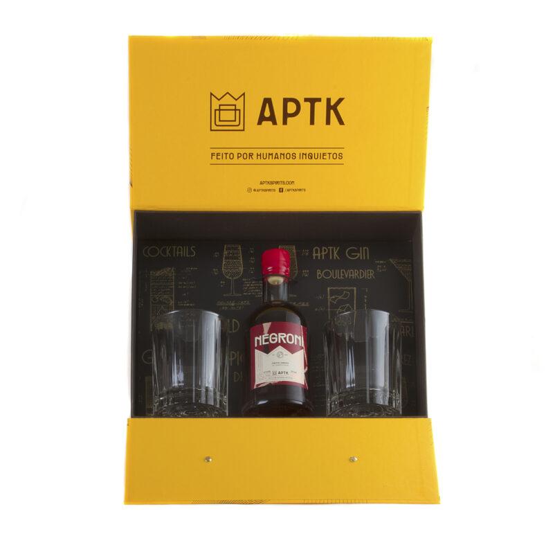 Kit 1 Garrafa + 2 Copos – Custom Bottle – APTK Spirits